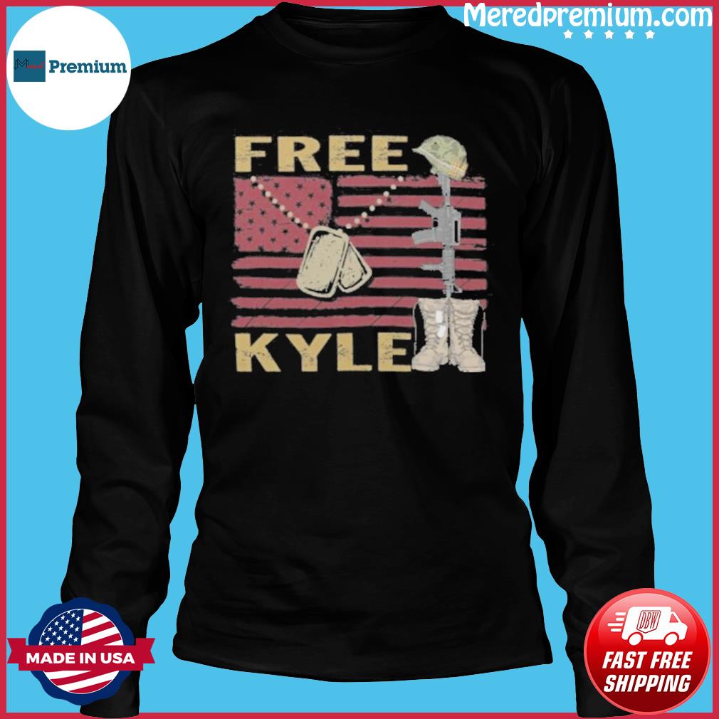 Free Kyle - Kyle Rittenhouse Veteran American Flag Shirt, hoodie ...