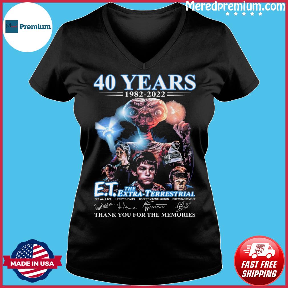 40 Years 1982 2022 Et The Extra Terrestrial Signature Thank You For The ...
