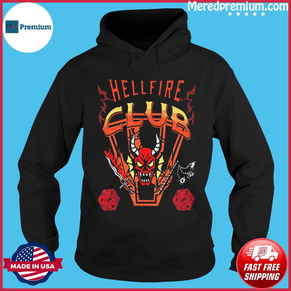 Stranger Things Season Hellfire Club Dustin Hoodie-Takerlama Kids ...