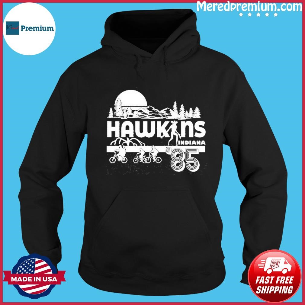 Hawkins Indiana Stranger Things 85 Shirt, hoodie, sweater, long sleeve ...