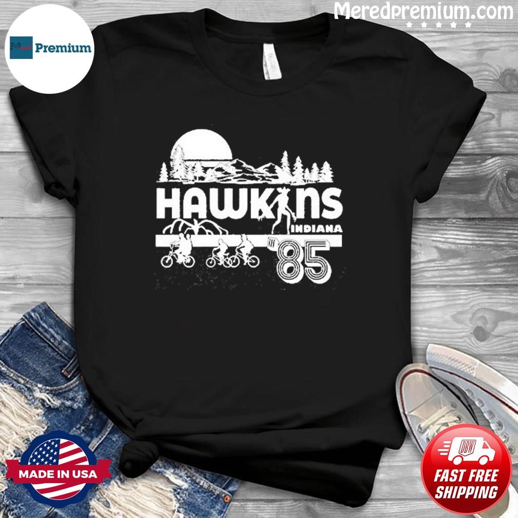 Hawkins Indiana Stranger Things 85 Shirt, hoodie, sweater, long sleeve ...