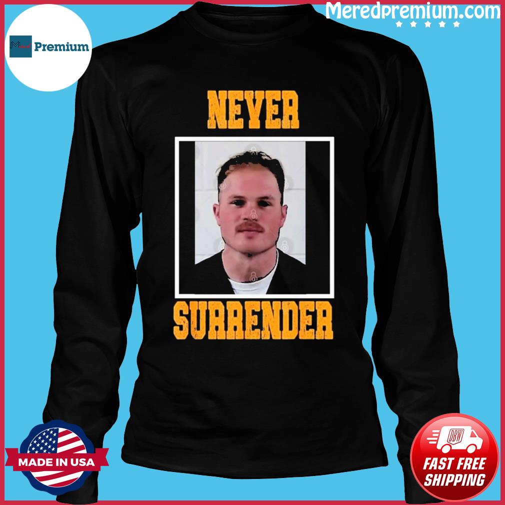 Zach Bryan Mugshot Never Surrender Album Tour 2024 Shirt, hoodie ...