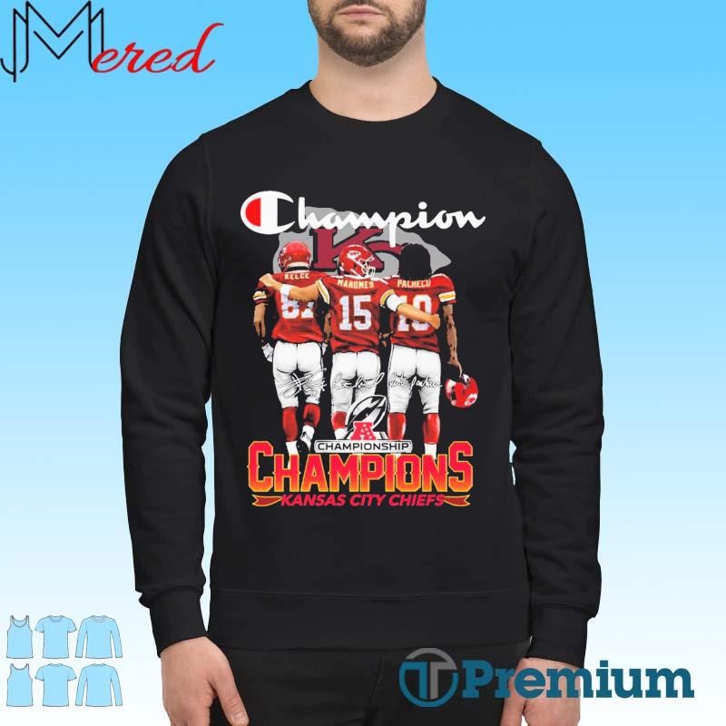 Champion Travis Kelce Patrick Mahomes And Isiah Pacheco Kansas City ...