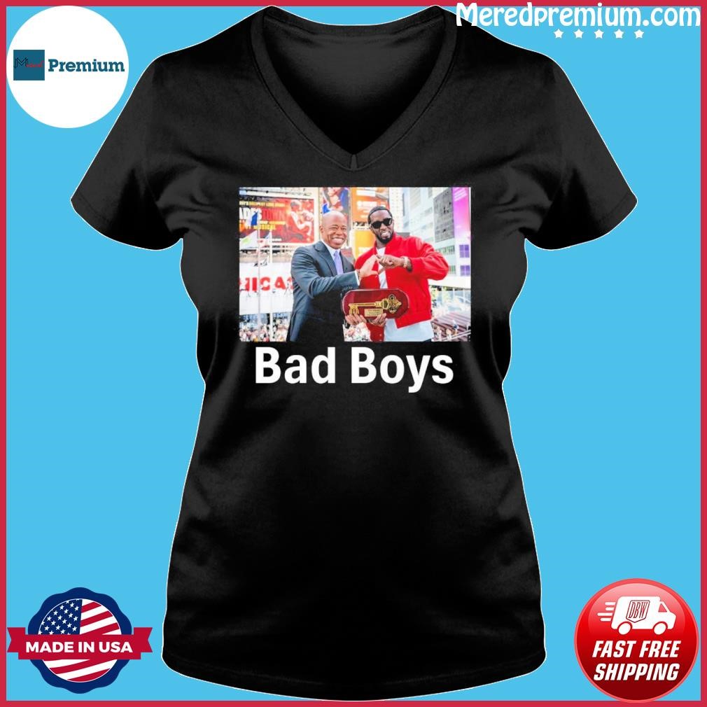 P Diddy and Eric Adams, Bad Boys T Shirt, hoodie, sweater, long sleeve ...