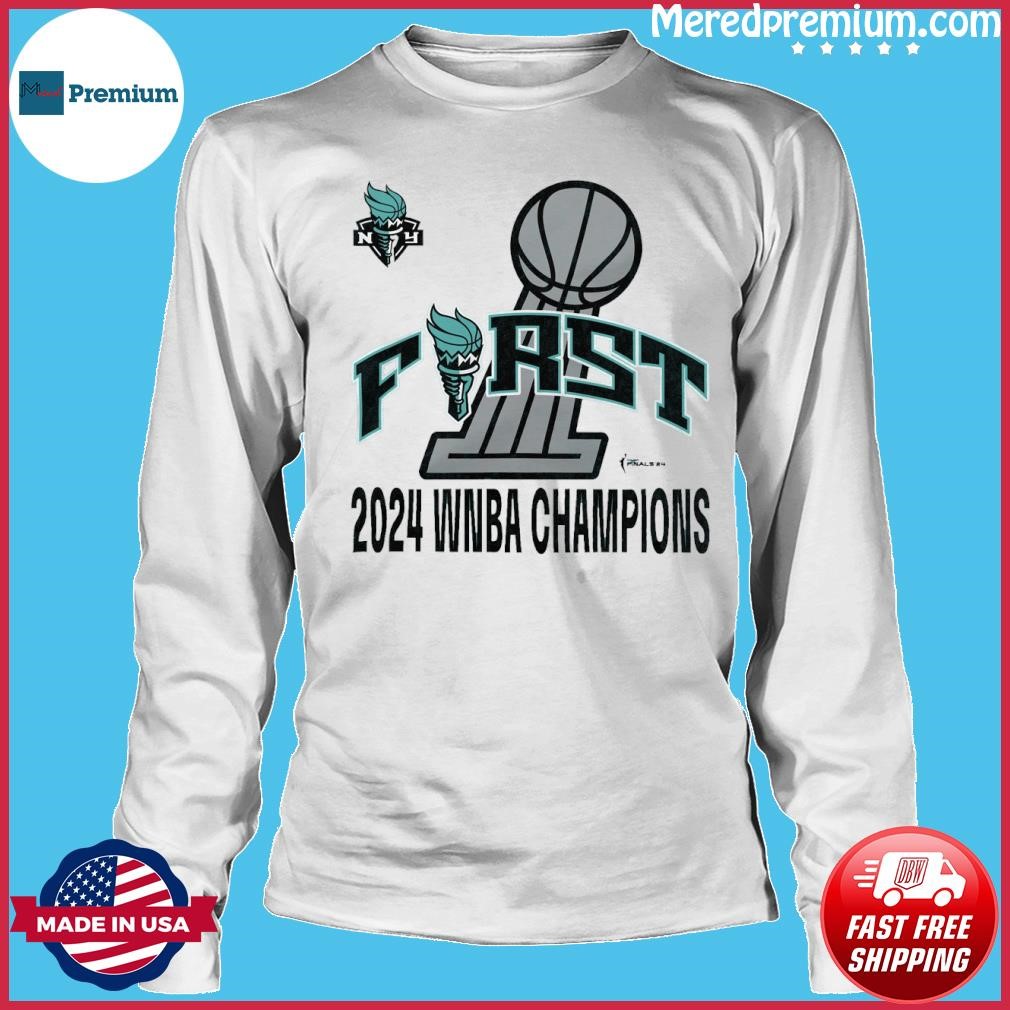 New York Liberty First-Time WNBA Finals Champions 2024 T-Shirt, hoodie ...