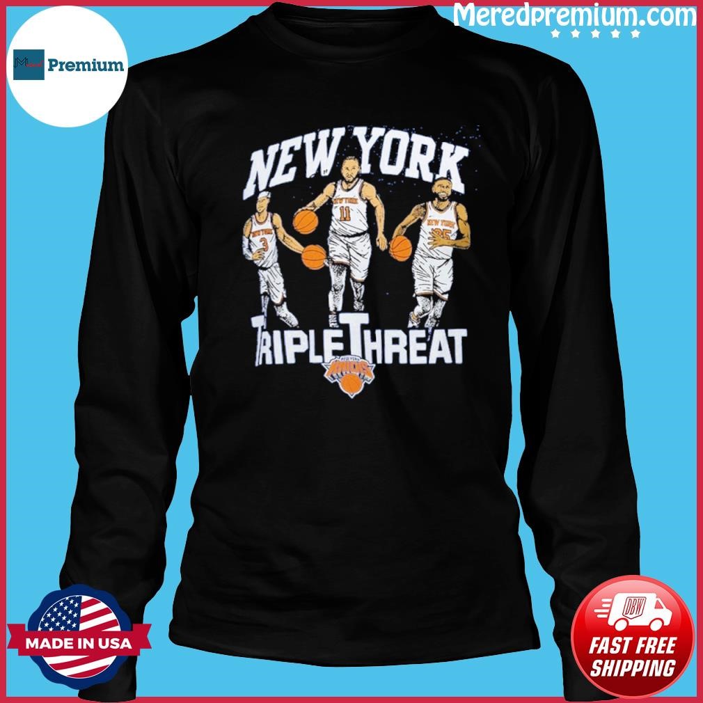 Josh Hart, Mikal Bridges And Jalen Brunson New York Basketball Triple ...