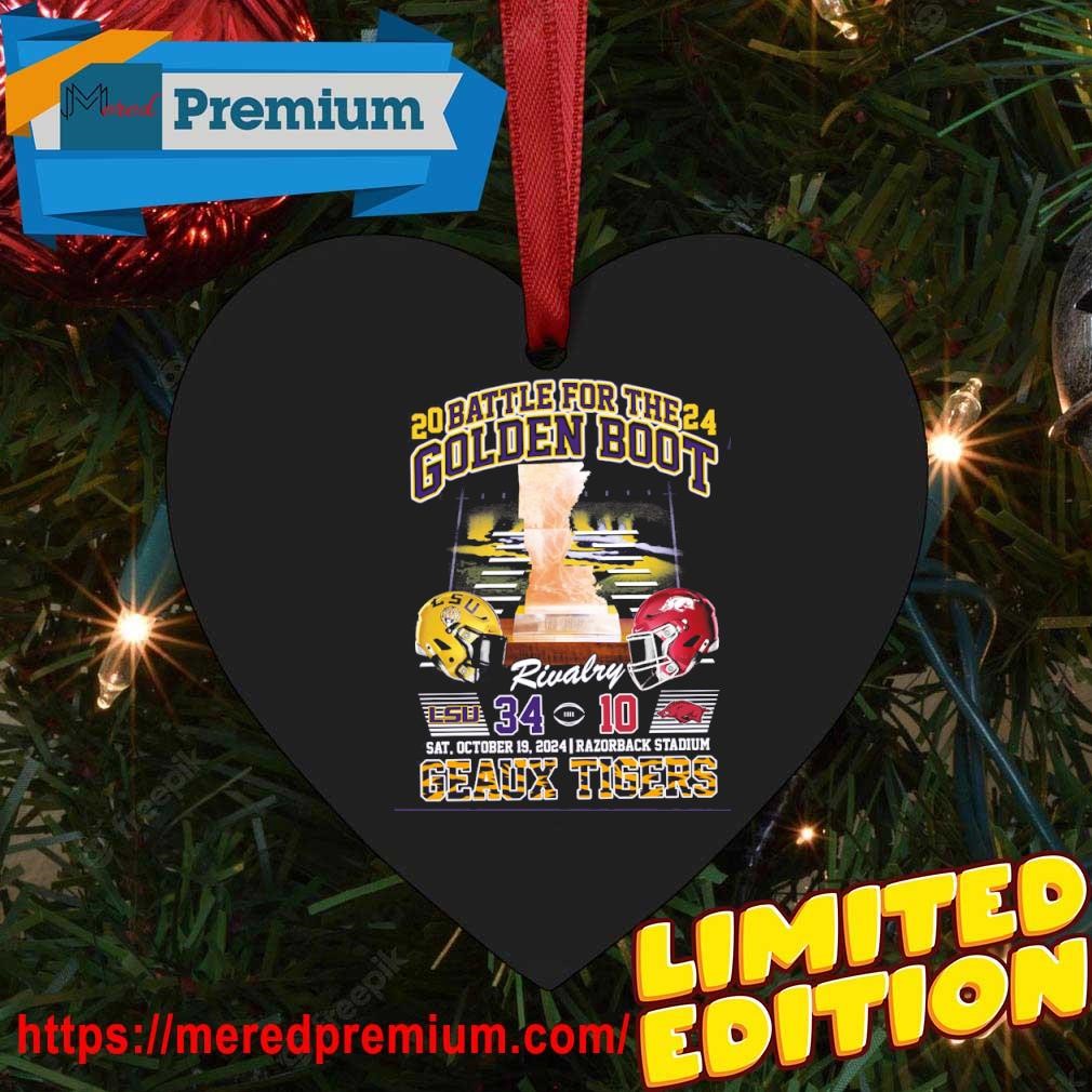 LSU Tigers 2024 Battle For The Golden Boot Champions 34-10 Arkansas ...