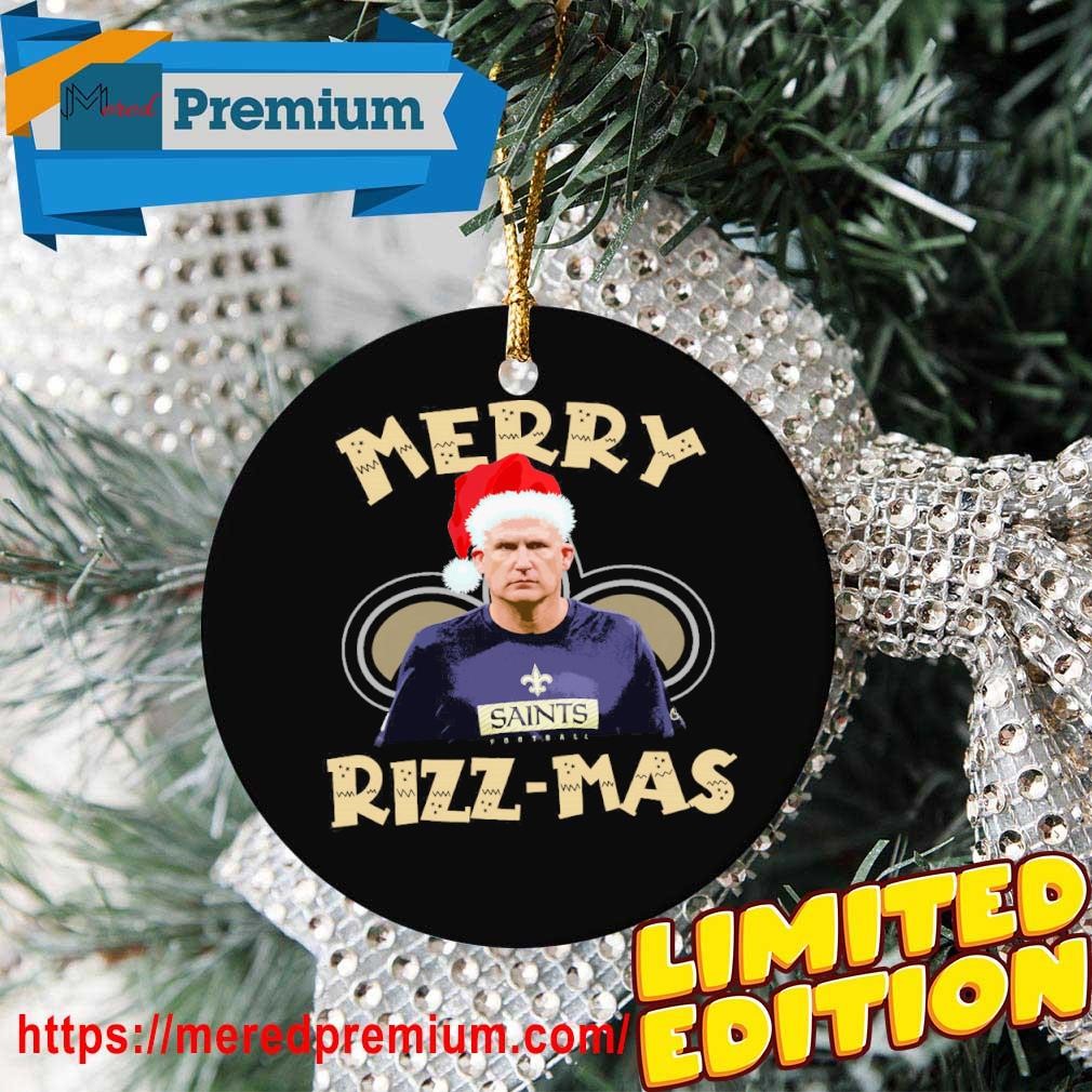 Official New Orleans Saints Darren Rizzi Merry Rizz-Mas Christmas ...
