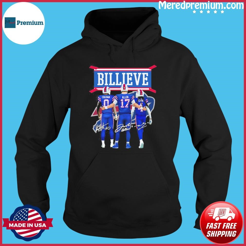 Buffalo Bills Billieve Keon Coleman James Cook And Josh Allen shirt ...