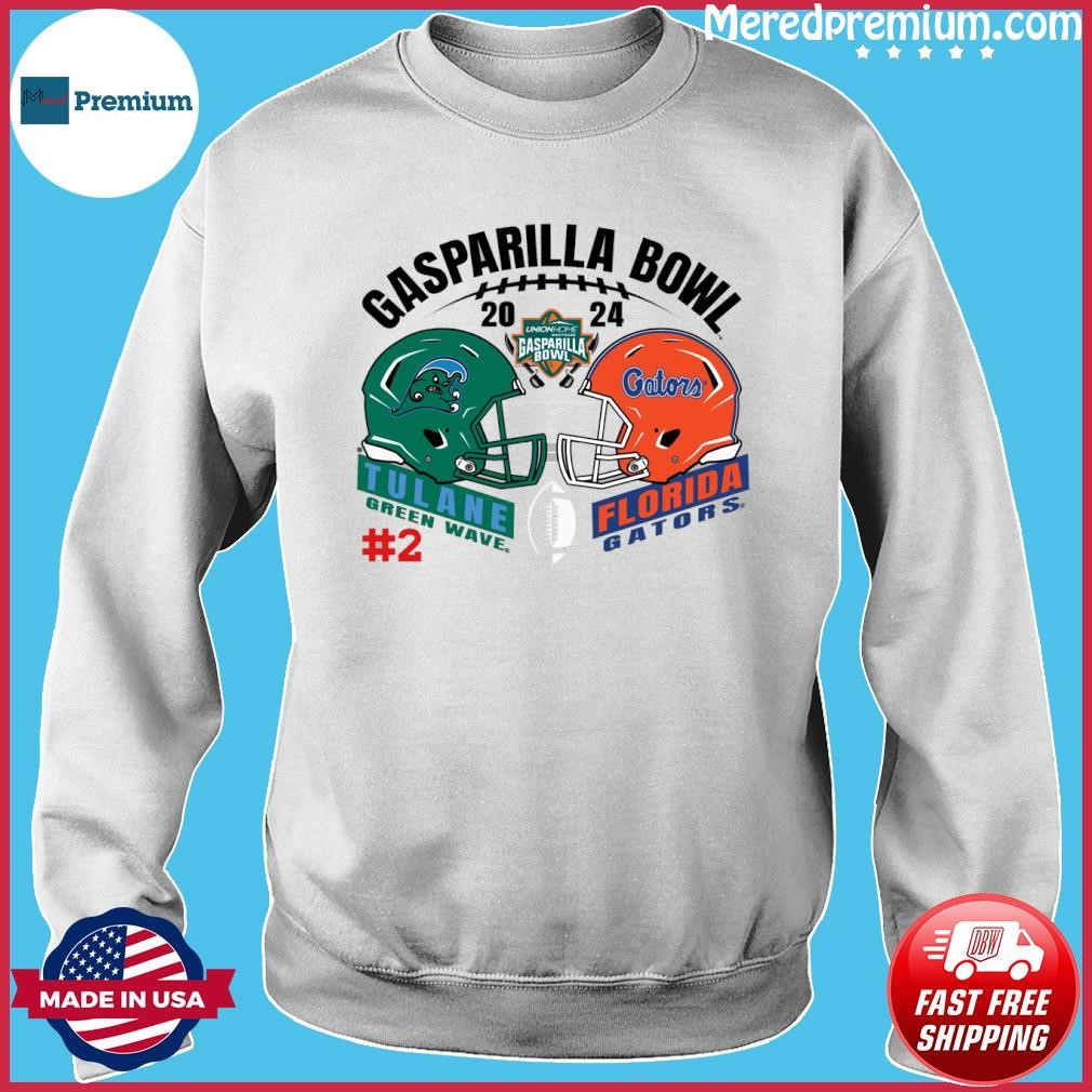 Tulane Green Wave Vs Florida Gators 2024 Gasparilla Bowl Dueling Helmet ...