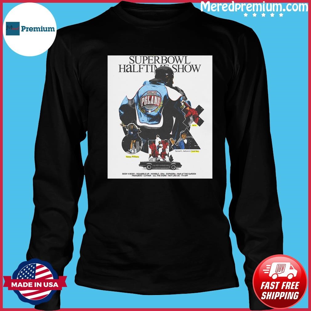 Sam Jackson Uncle Sam Serena Williams SZA Kendrick Lamar SB LIX ...