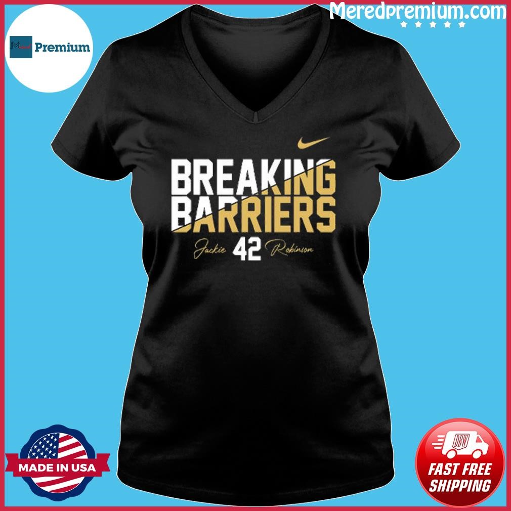 Happy Day Breaking Barriers Jackie Robinson 42 Shirt, hoodie, sweater ...