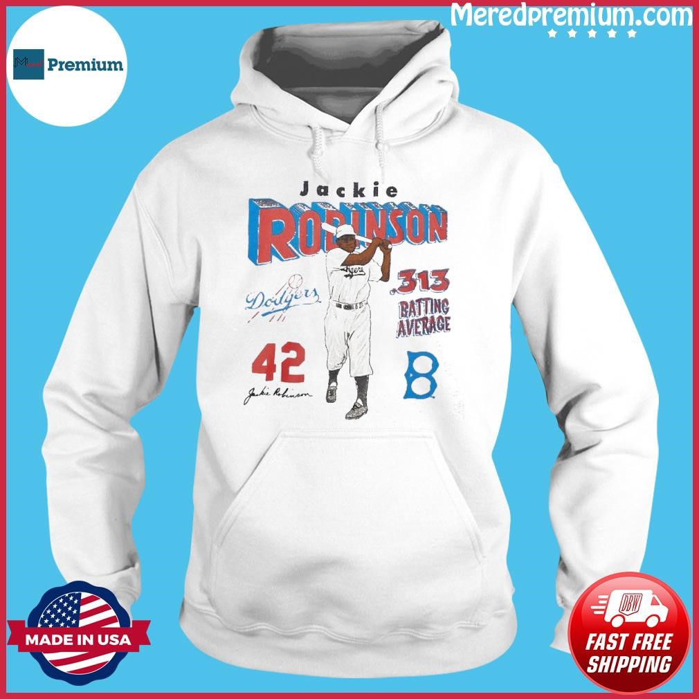 Jackie Robinson Brooklyn Dodgers Iconic Breaking Barriers T-Shirt ...