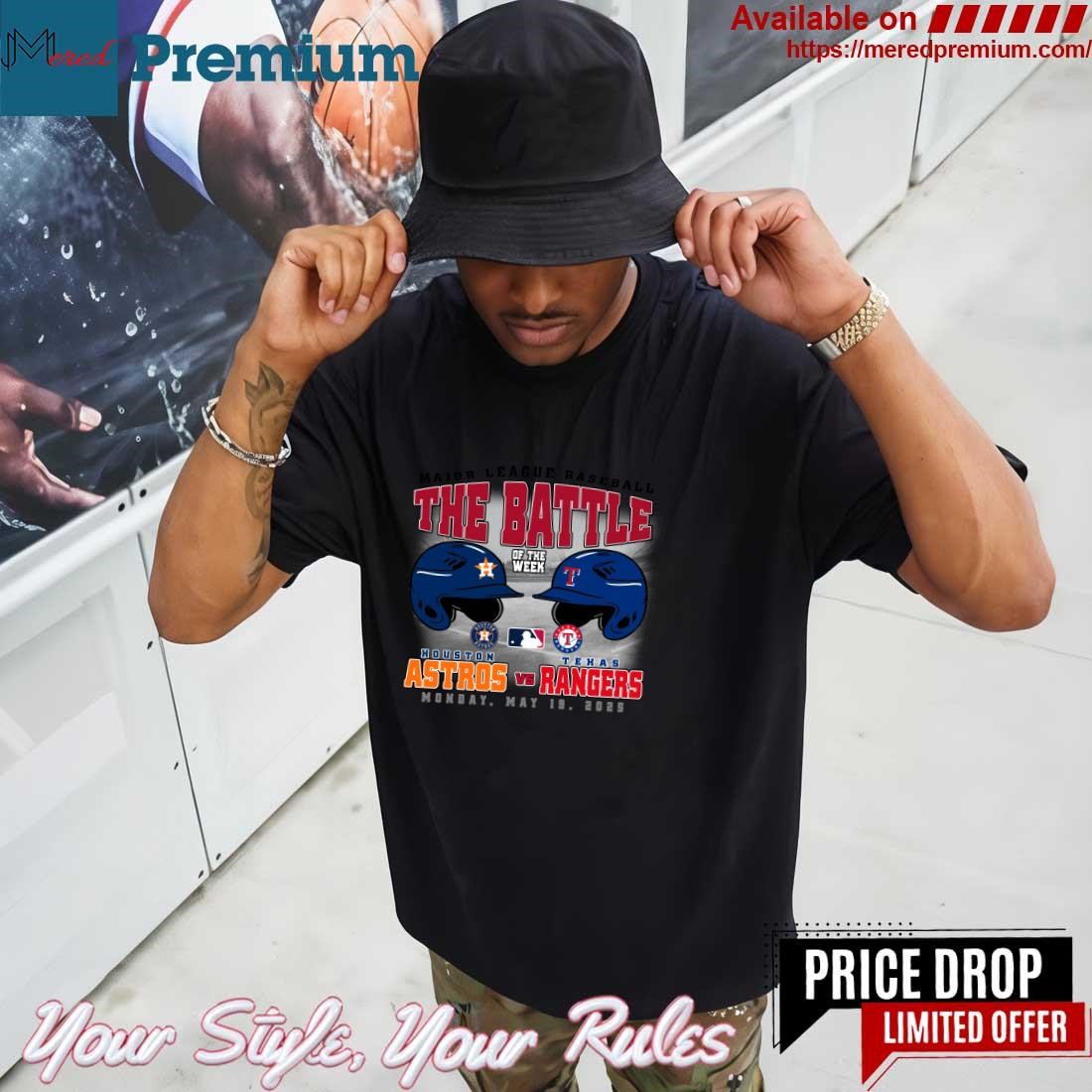 Official Houston Astros Vs Texas Rangers The Battle Of The Week Monday ...