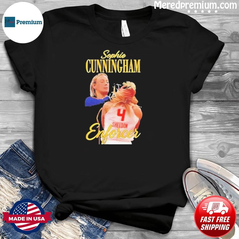Official Sophie Cunningham The Enforcer Indiana Fever Wnba Shirt ...
