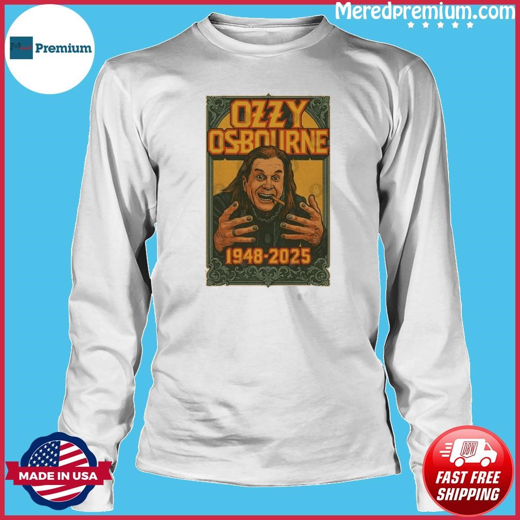 Official Rip Ozzy Osbourne 1948-2025 Poster T-Shirt, hoodie, sweater ...