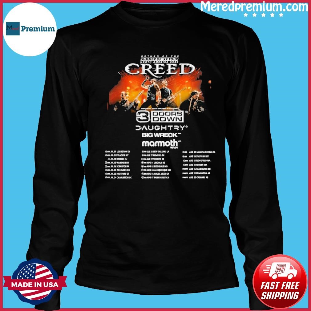 Original Creed Return Of The Summer Of '99 Tour North America 2025 ...