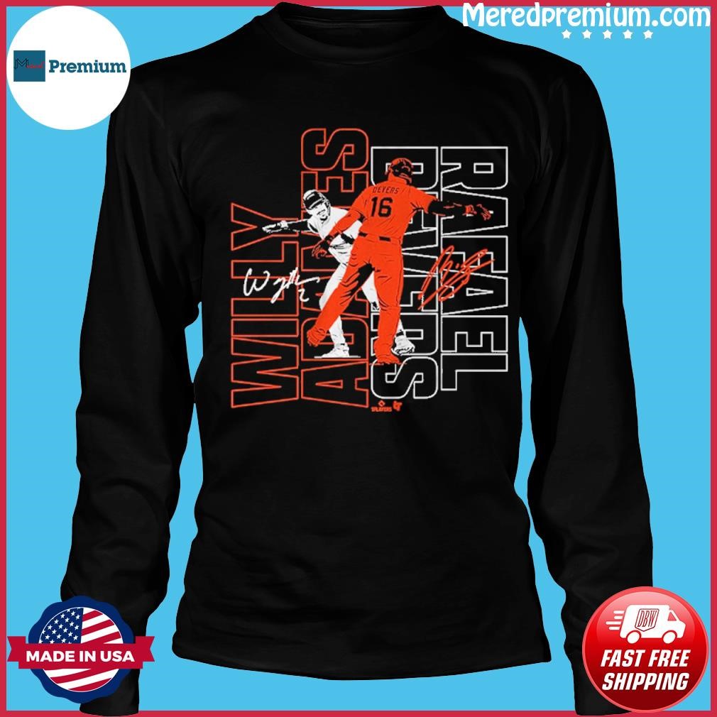 Official Willy Adames & Rafael Devers Dap Up Shirt, hoodie, sweater ...
