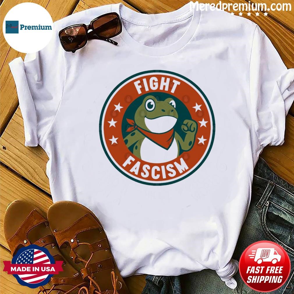 Official Amphibian Resist Frog Fight Fascism T-Shirt, hoodie, sweater, long sleeve and tank top