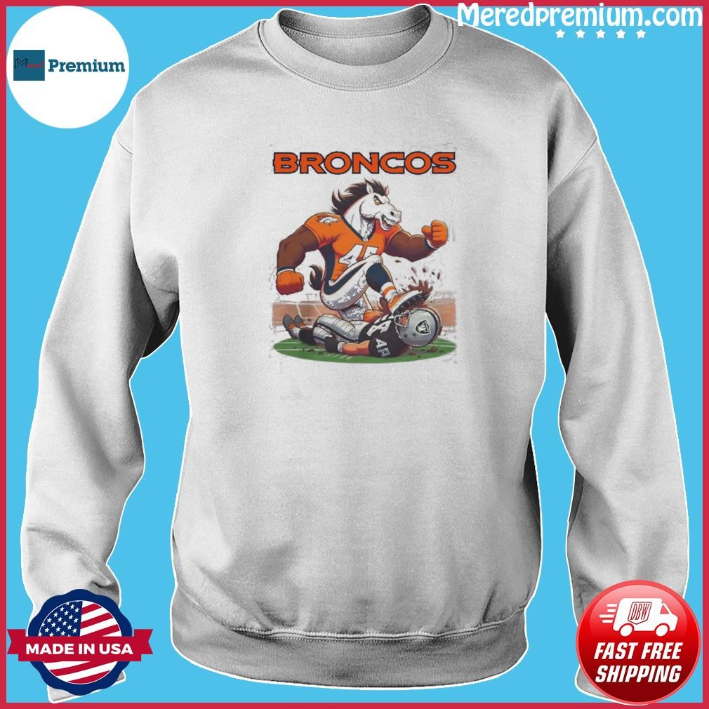 Official Denver Broncos vs Raiders Mascot Rivalries 2025 Shirt, hoodie ...