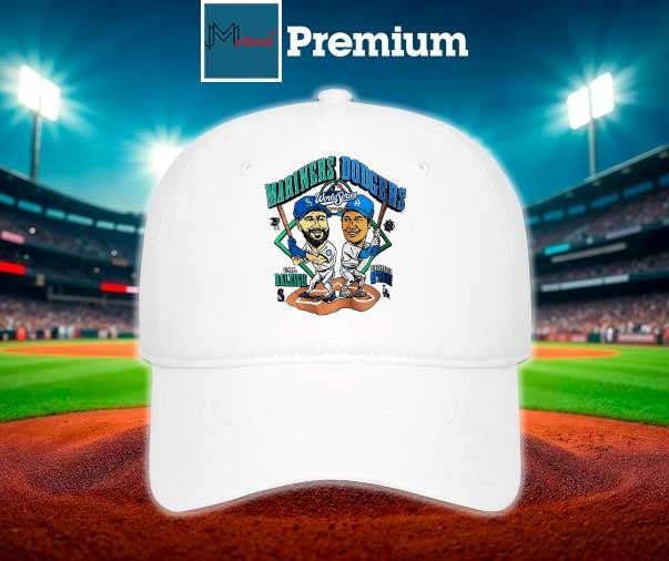 Official Mariners Cal Raleigh vs Dodgers Shohei Ohtani cartoon 2025 ...