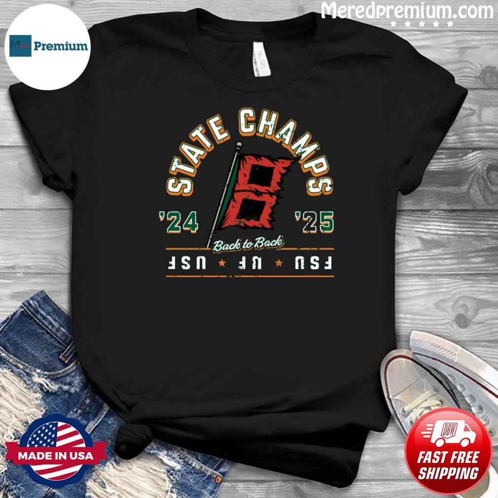 Official Miami Hurricanes Back to Back State Champions FSU, UF, USF T ...