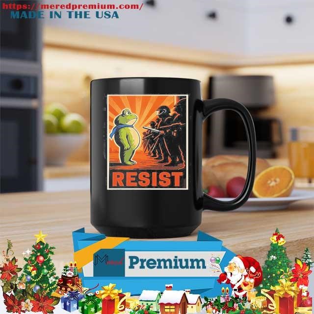 Official Portland Frog Protest Resist Retro Sunset Shirt, hoodie ...