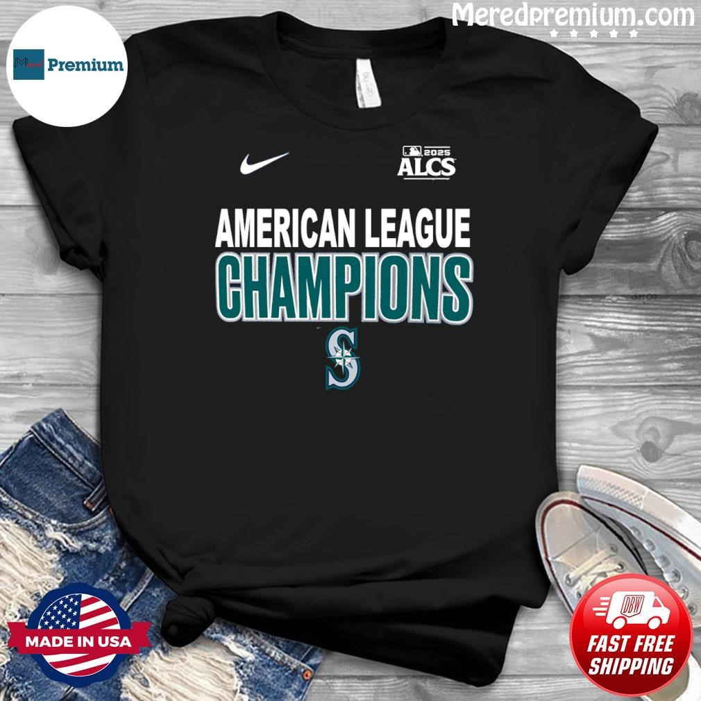 Official Seattle Mariners Nike ALCS 2025 American League Champions T ...