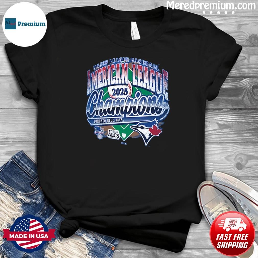 Official Toronto Blue Jays 2025 ALCS Champions Postseason T-Shirt ...