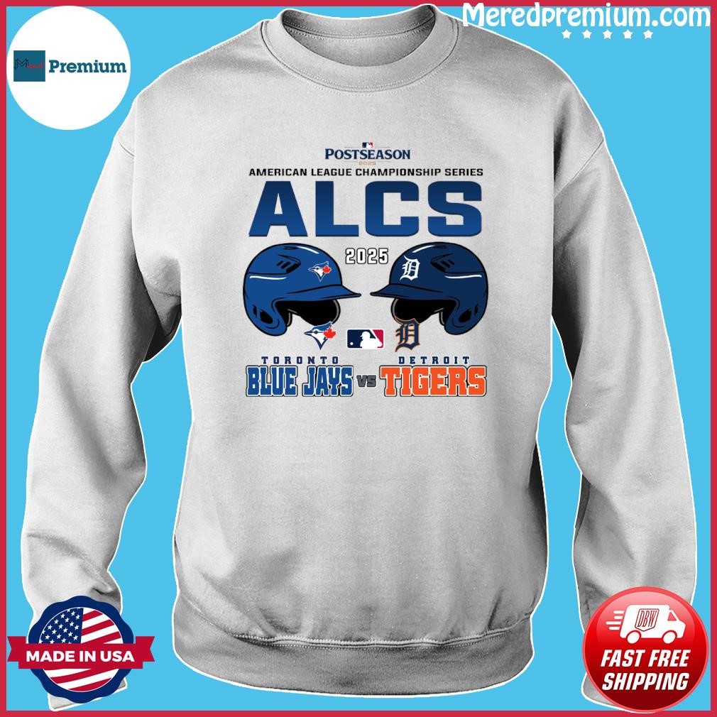 Official Toronto Blue Jays Vs Detroit Tigers 2025 ALCS Matchup T-Shirt ...