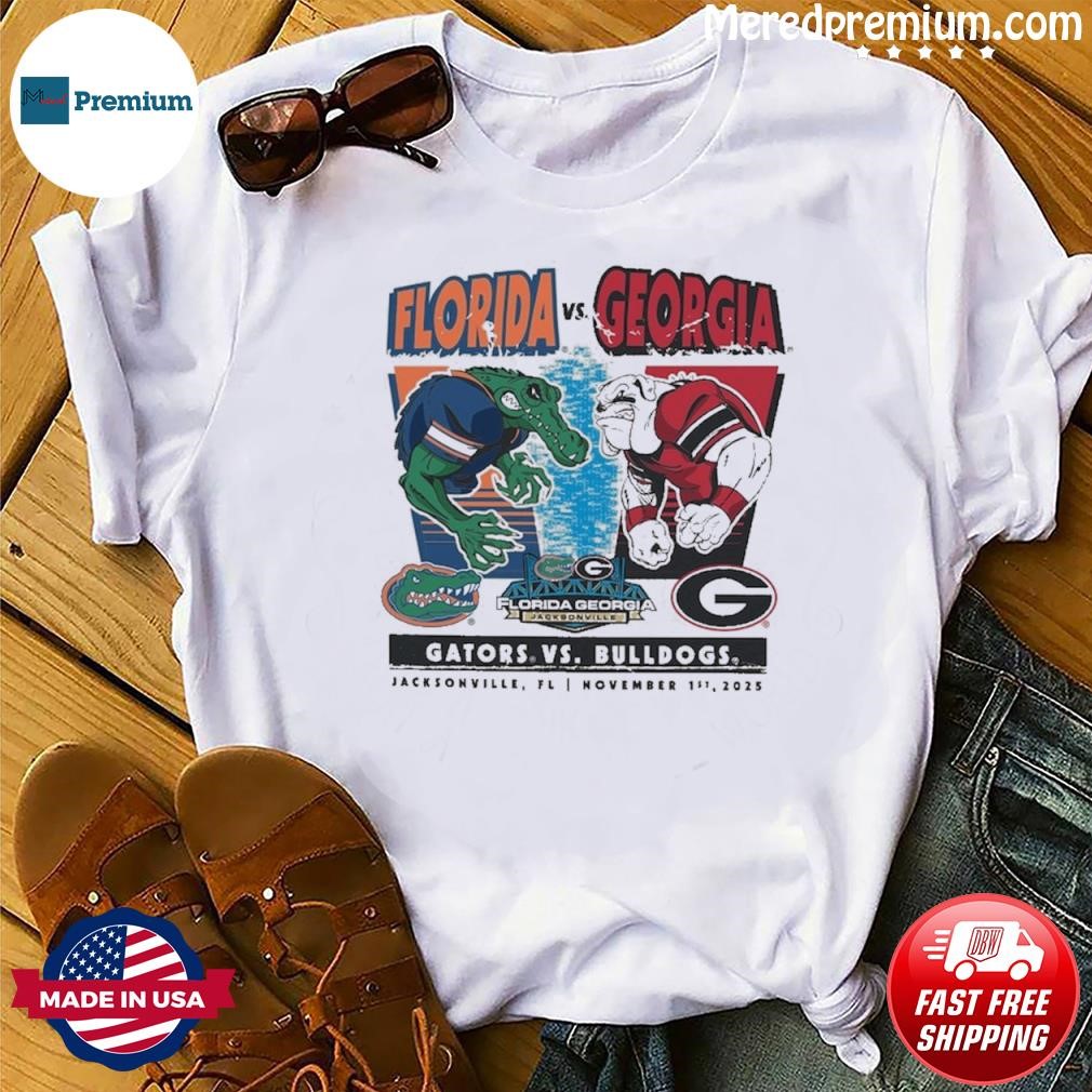 The Battle Florida Gators vs. Georgia Bulldogs 2025 Rivalry Matchup T ...
