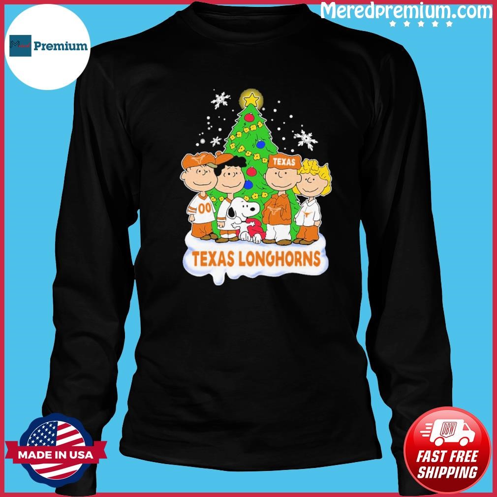 Official The Peanuts Texas Longhorns Merry Christmas 2025 Shirt, hoodie ...