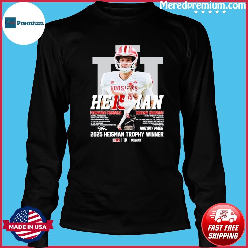 Fernando Mendoza Indiana He15man 2025 Heisman Trophy Winner Signature ...