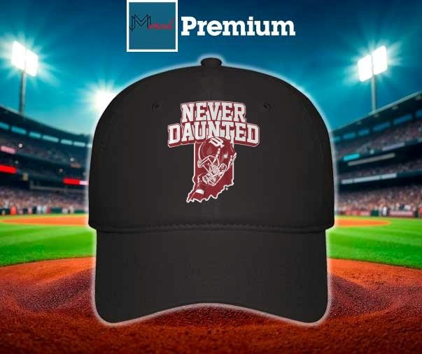 Never Daunted Indiana Football CFP 2025 Shirt, hoodie, sweater, long ...