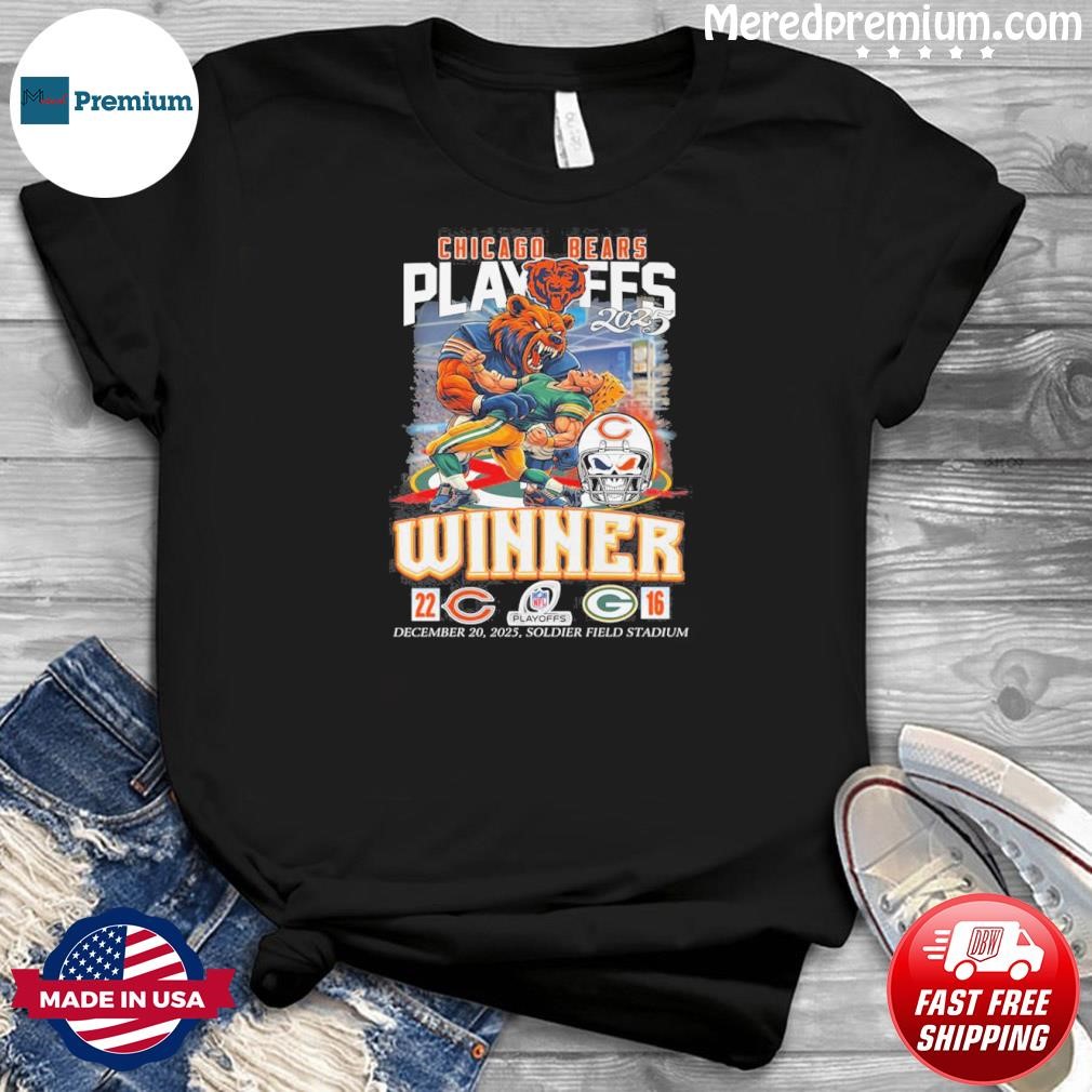 Official Chicago Bears Playoffs 2025 Winner Bear Packers Shirt, hoodie ...
