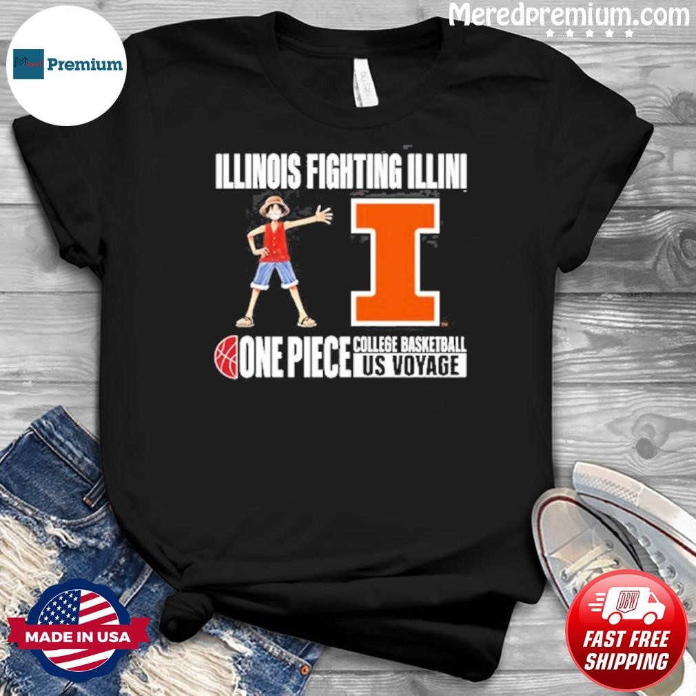 Official Monkey D. Luffy One Piece X Illinois Fighting Illini College ...